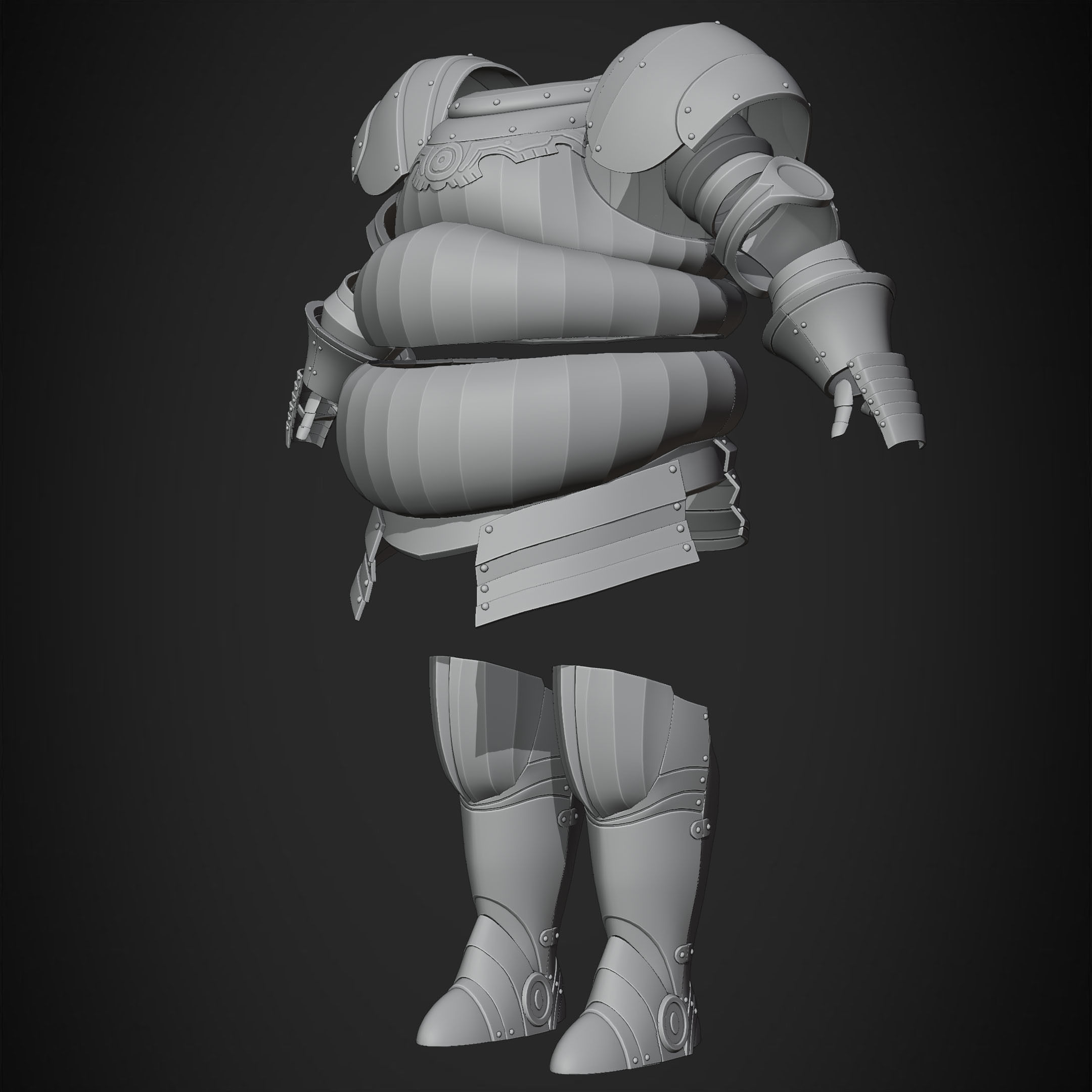 Siegmeyer of Catarina Armor for Cosplay 3D model 3D printable | CGTrader