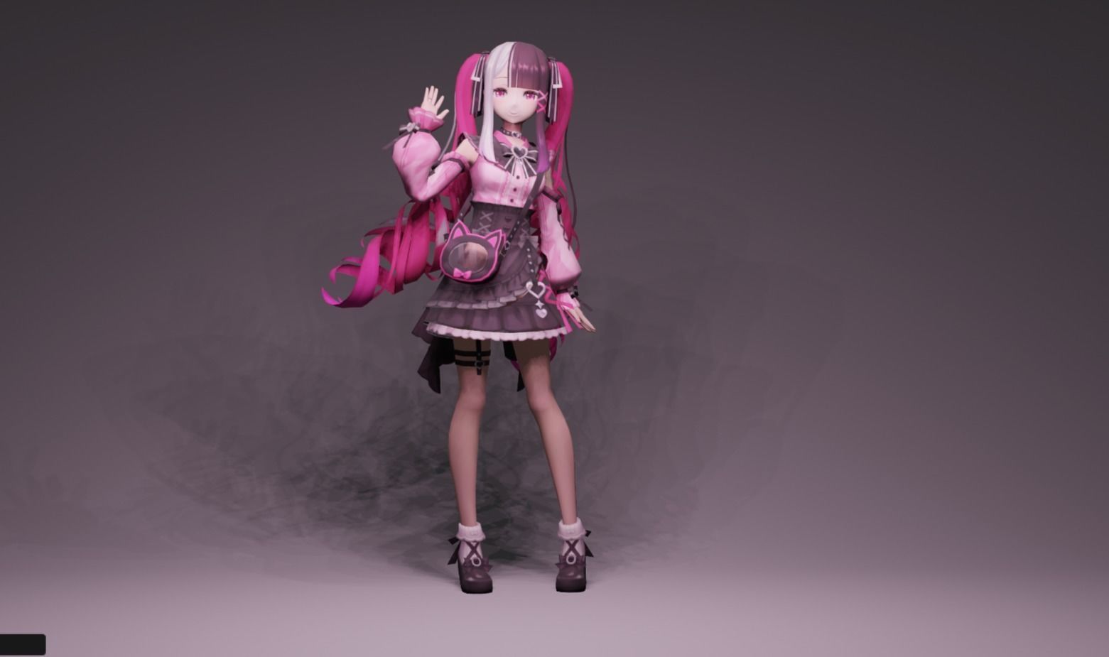 Anime Character - FF Cute Anime Girl 3D model | CGTrader