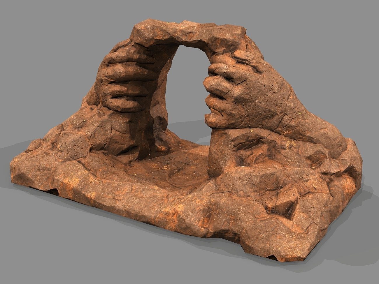 3D model Cave Entrance Desert rock 04 VR / AR / low-poly | CGTrader