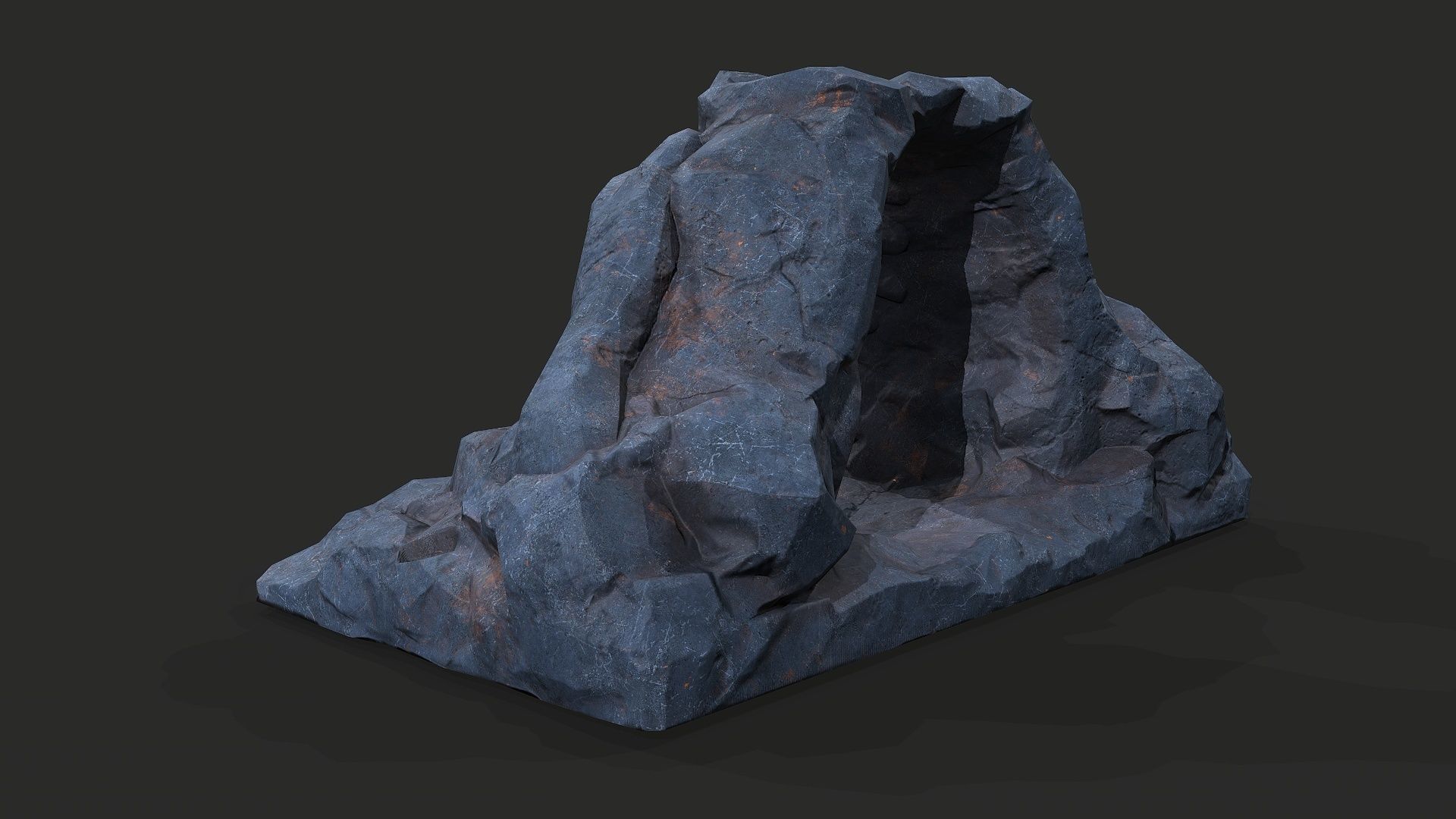 3D model Cave Entrance cliff rock 07 VR / AR / low-poly | CGTrader