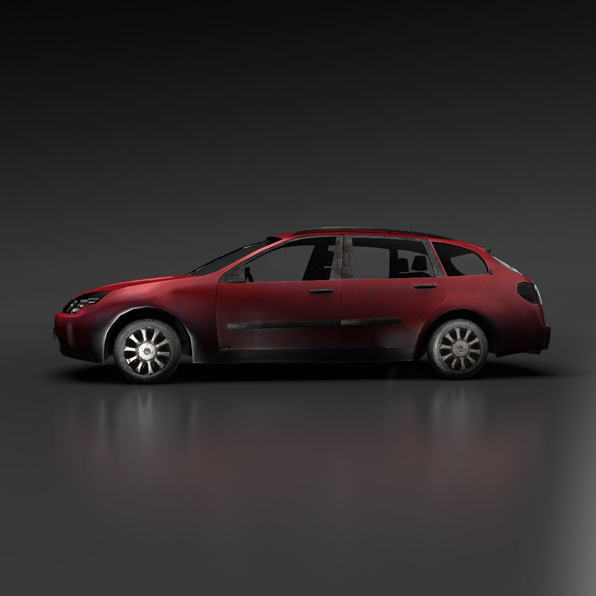 3D model Station Wagon VR / AR / low-poly | CGTrader
