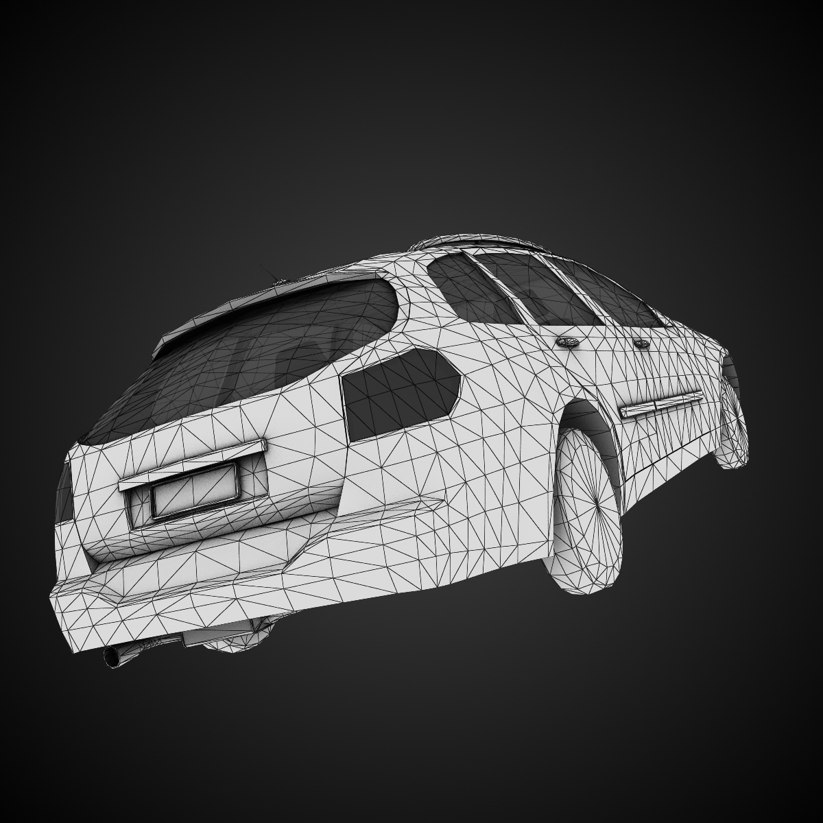 3D model Station Wagon VR / AR / low-poly | CGTrader