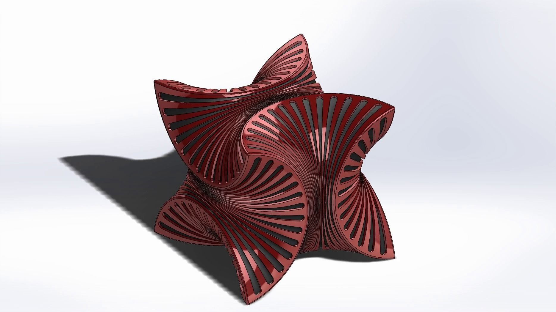 Complex Cubic Lamp Shade 3D model 3D printable | CGTrader