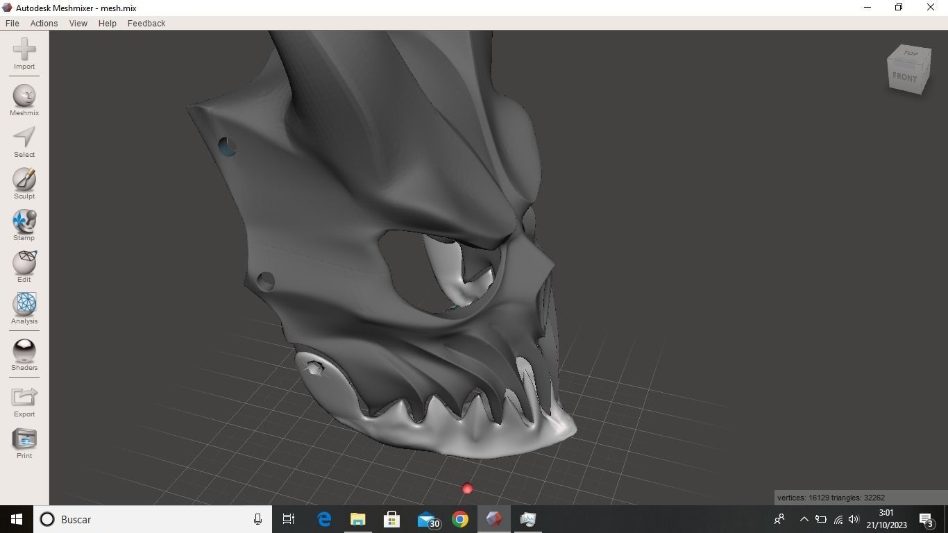 ALEX TERRIBLE AT MASK MASCARA COSPLAY 3D model 3D printable | CGTrader