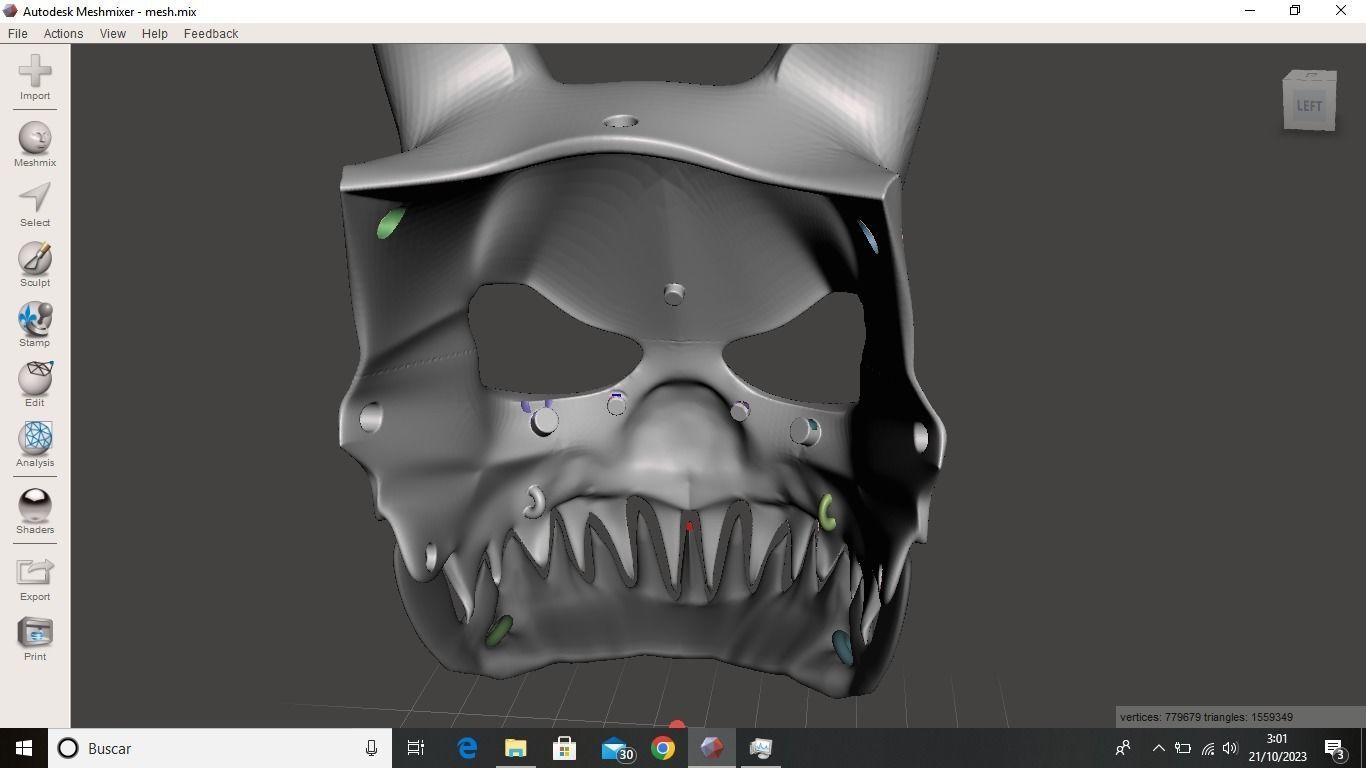 ALEX TERRIBLE AT MASK MASCARA COSPLAY 3D model 3D printable | CGTrader