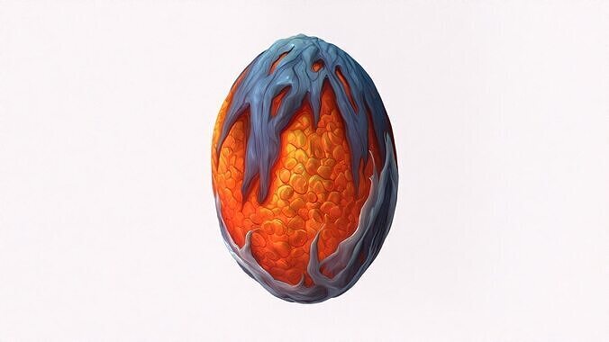 Alien Egg Model for Creators 3D model rigged | CGTrader