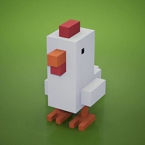 Chicken Low-poly 3D model 3D model | CGTrader