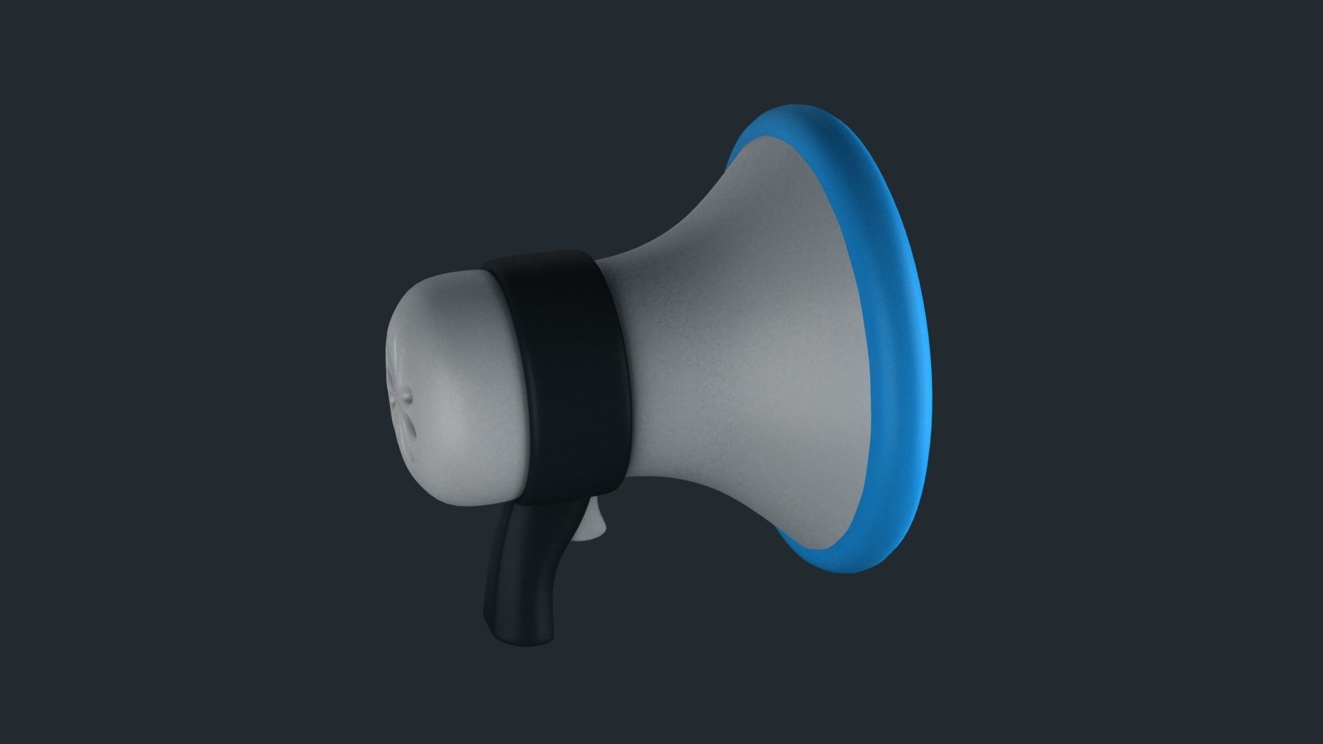Cartoon hand mic and microphone speaker 3D model | CGTrader