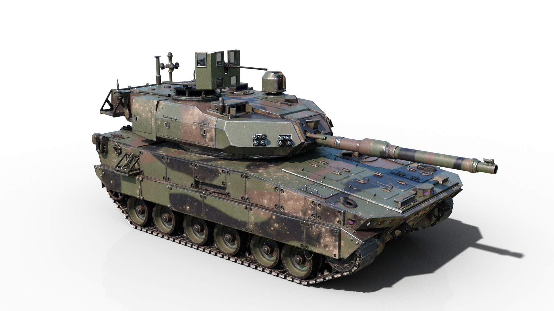 3D model 3 coatings of USA ARMY M10 Booker Combat Vehicle light tank VR ...