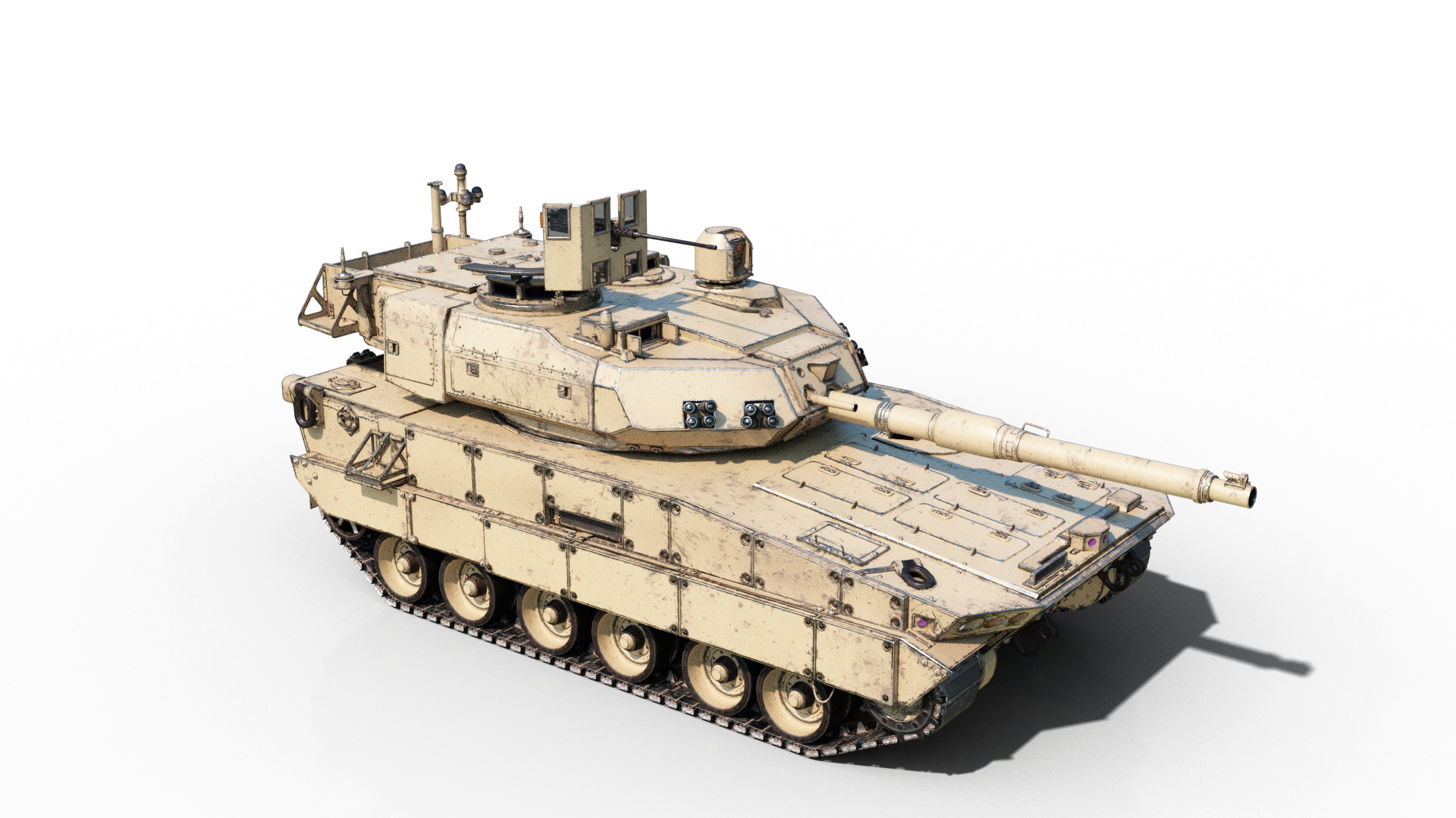 3D model 3 coatings of USA ARMY M10 Booker Combat Vehicle light tank VR ...