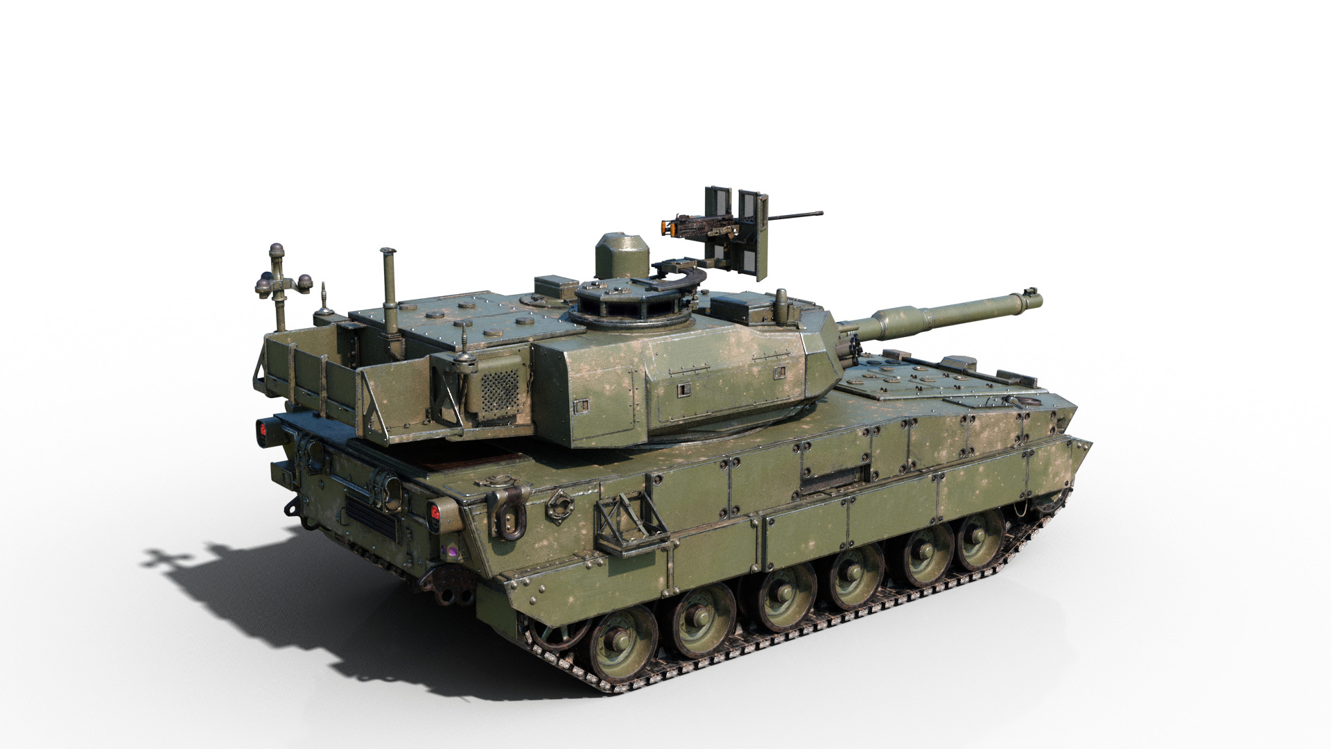 3D model 3 coatings of USA ARMY M10 Booker Combat Vehicle light tank VR ...