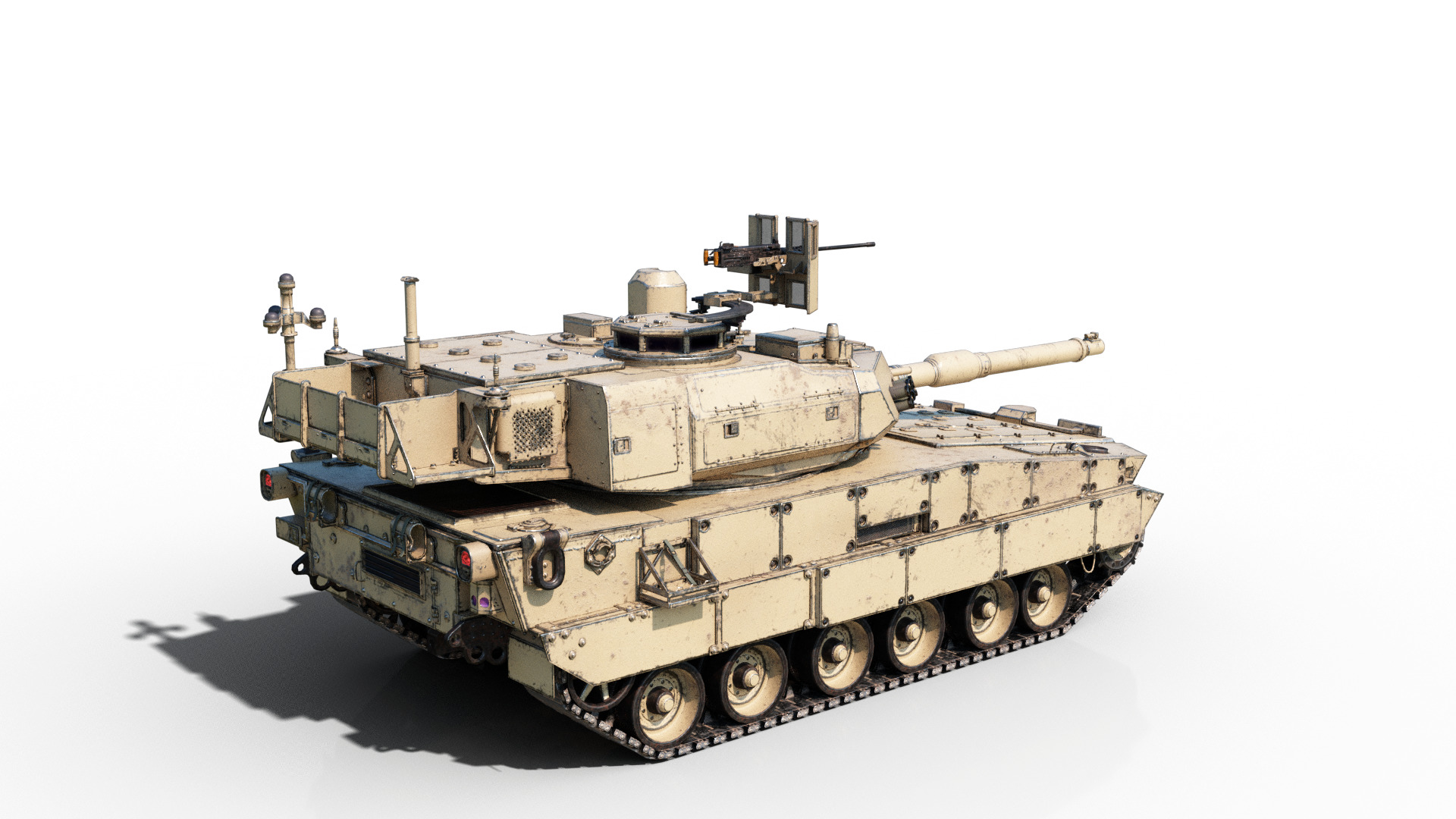 3D model 3 coatings of USA ARMY M10 Booker Combat Vehicle light tank VR ...