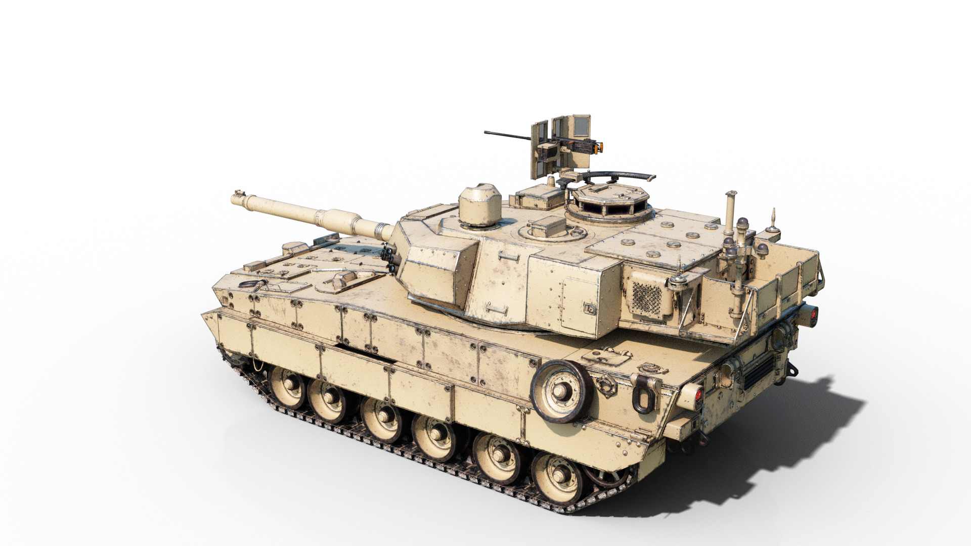 3D model 3 coatings of USA ARMY M10 Booker Combat Vehicle light tank VR ...