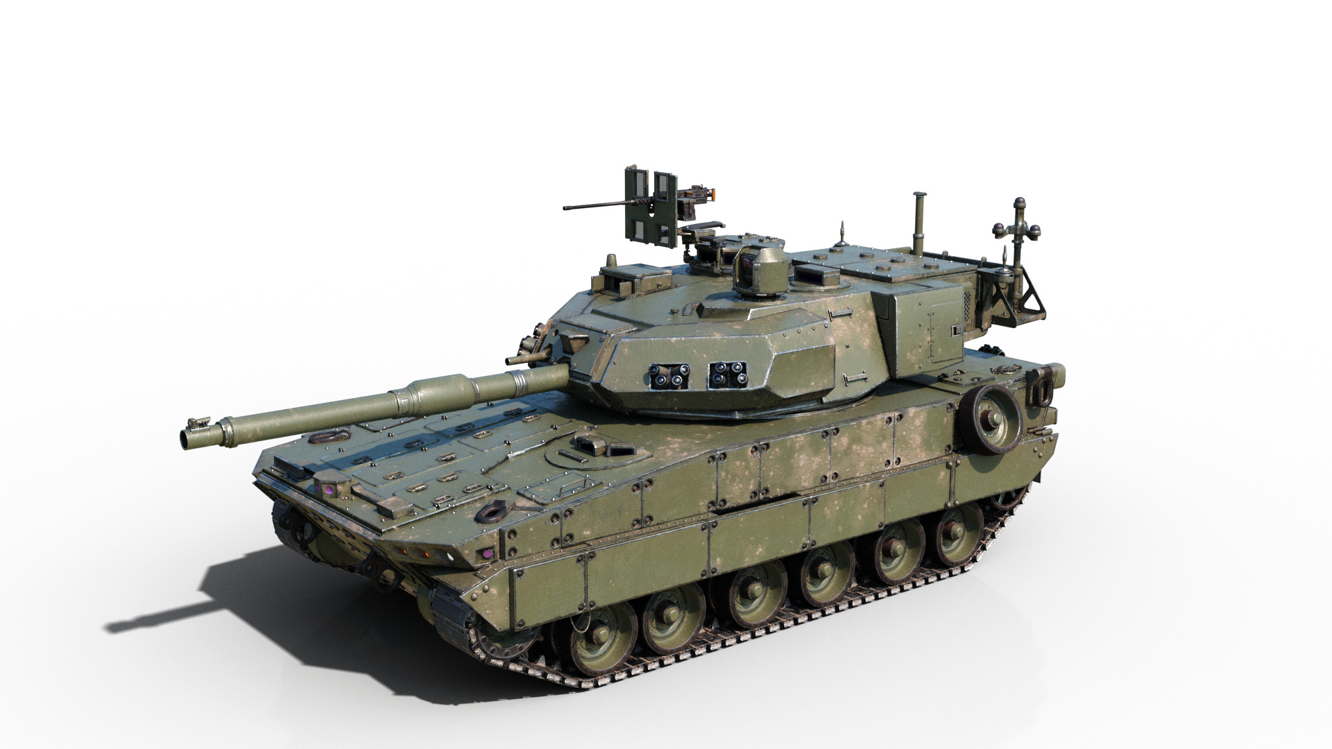 3D model 3 coatings of USA ARMY M10 Booker Combat Vehicle light tank VR ...