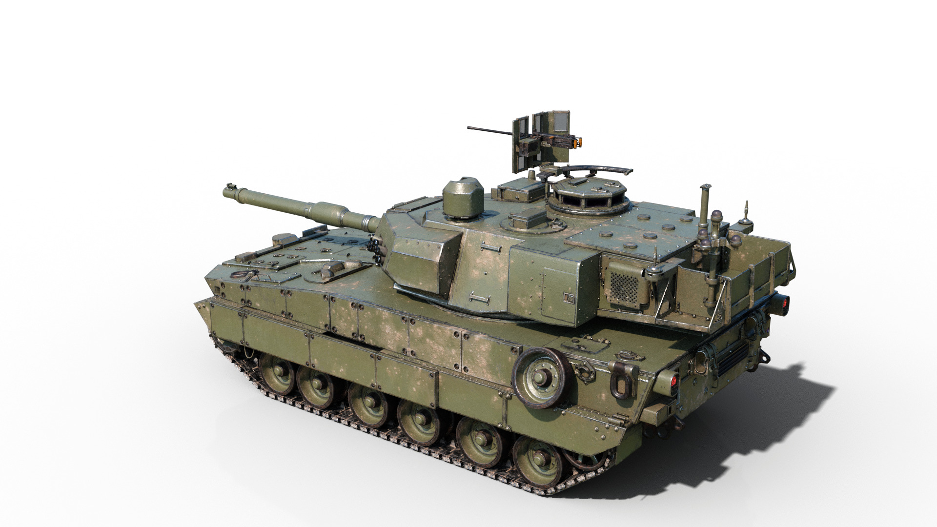 3D model 3 coatings of USA ARMY M10 Booker Combat Vehicle light tank VR ...
