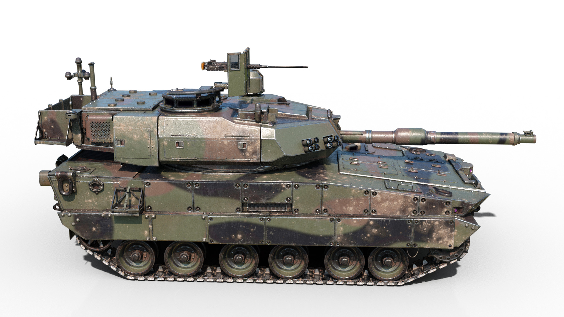 3D model 3 coatings of USA ARMY M10 Booker Combat Vehicle light tank VR ...