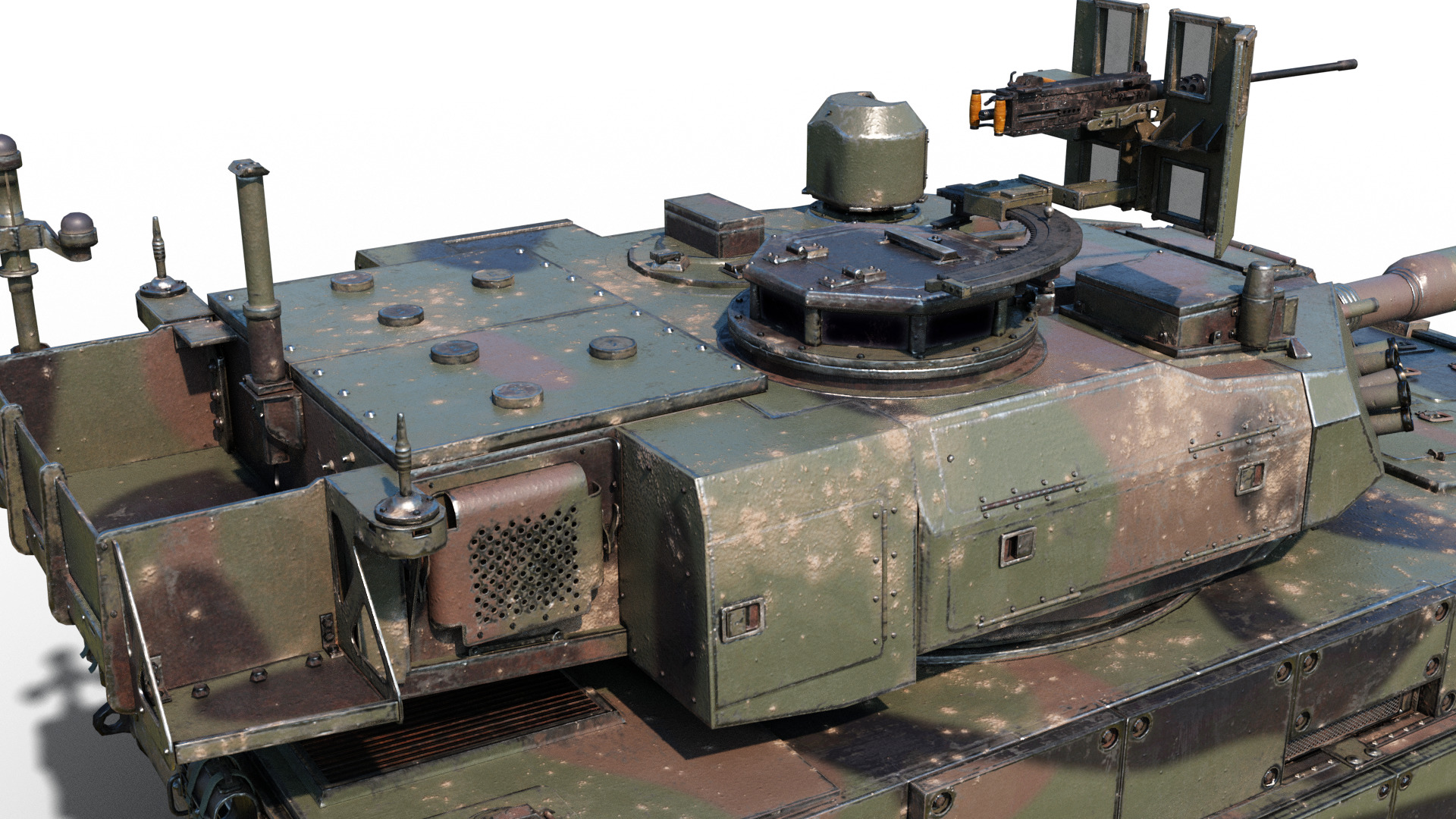 3D model 3 coatings of USA ARMY M10 Booker Combat Vehicle light tank VR ...