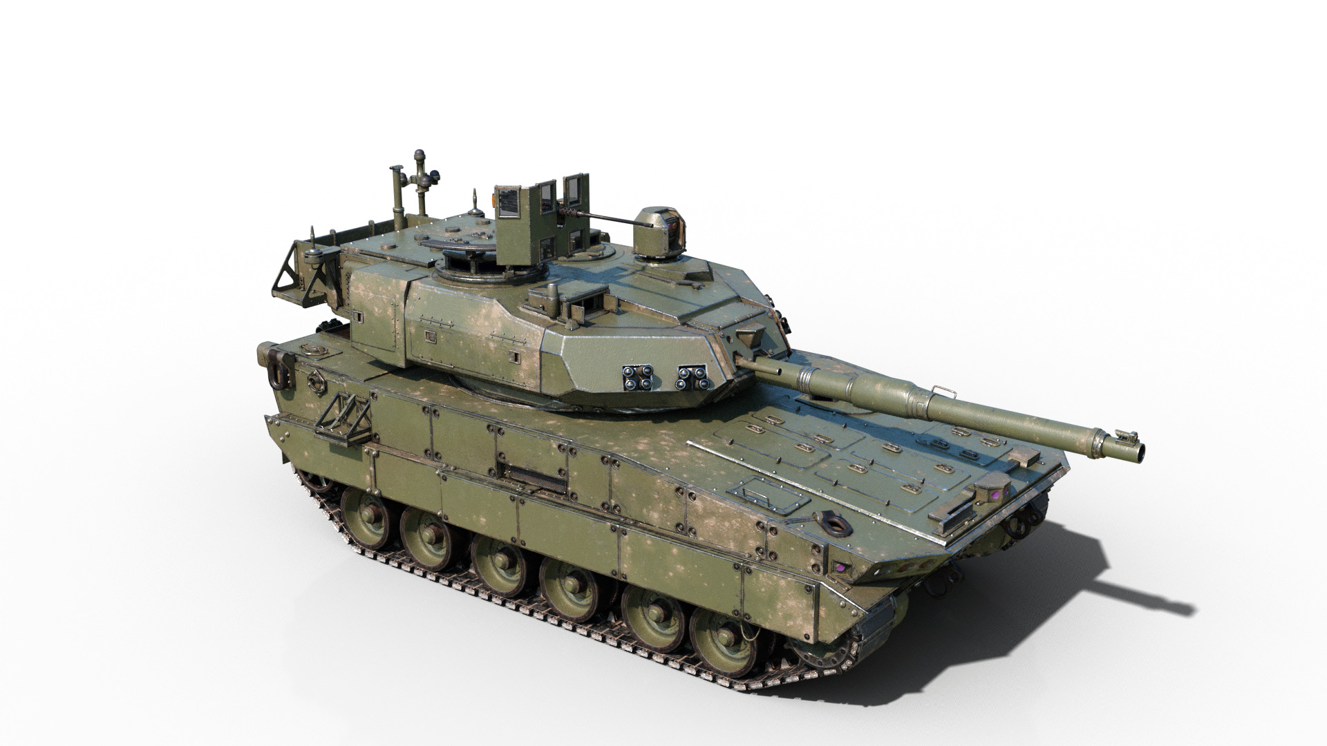 3D model 3 coatings of USA ARMY M10 Booker Combat Vehicle light tank VR ...