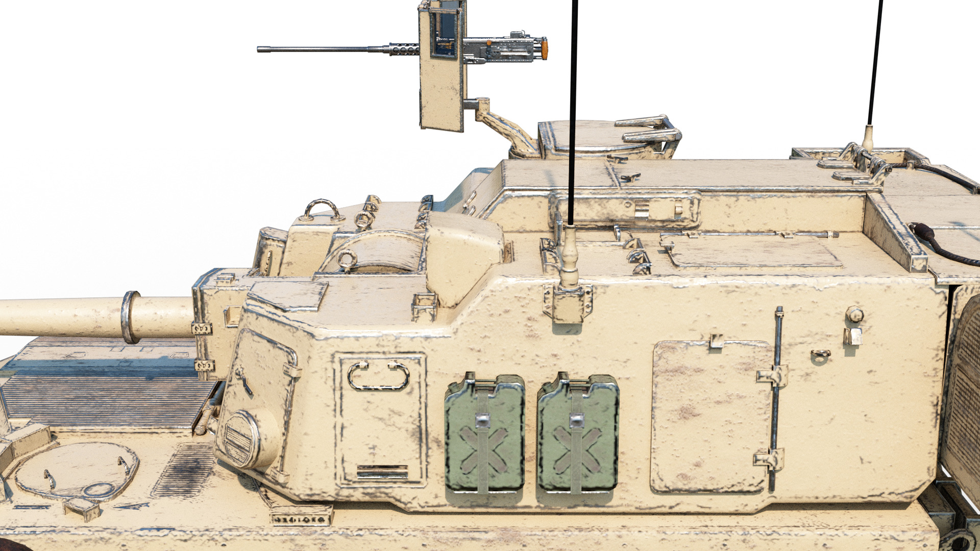 3D model 3 coatings of USA ARMY M109A6 Paladin 155mm SP Howitzer VR ...