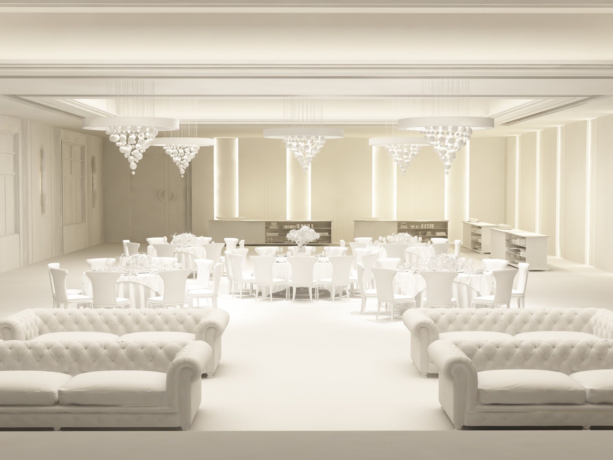Banquet hall Modern Wedding Hall 3D model | CGTrader