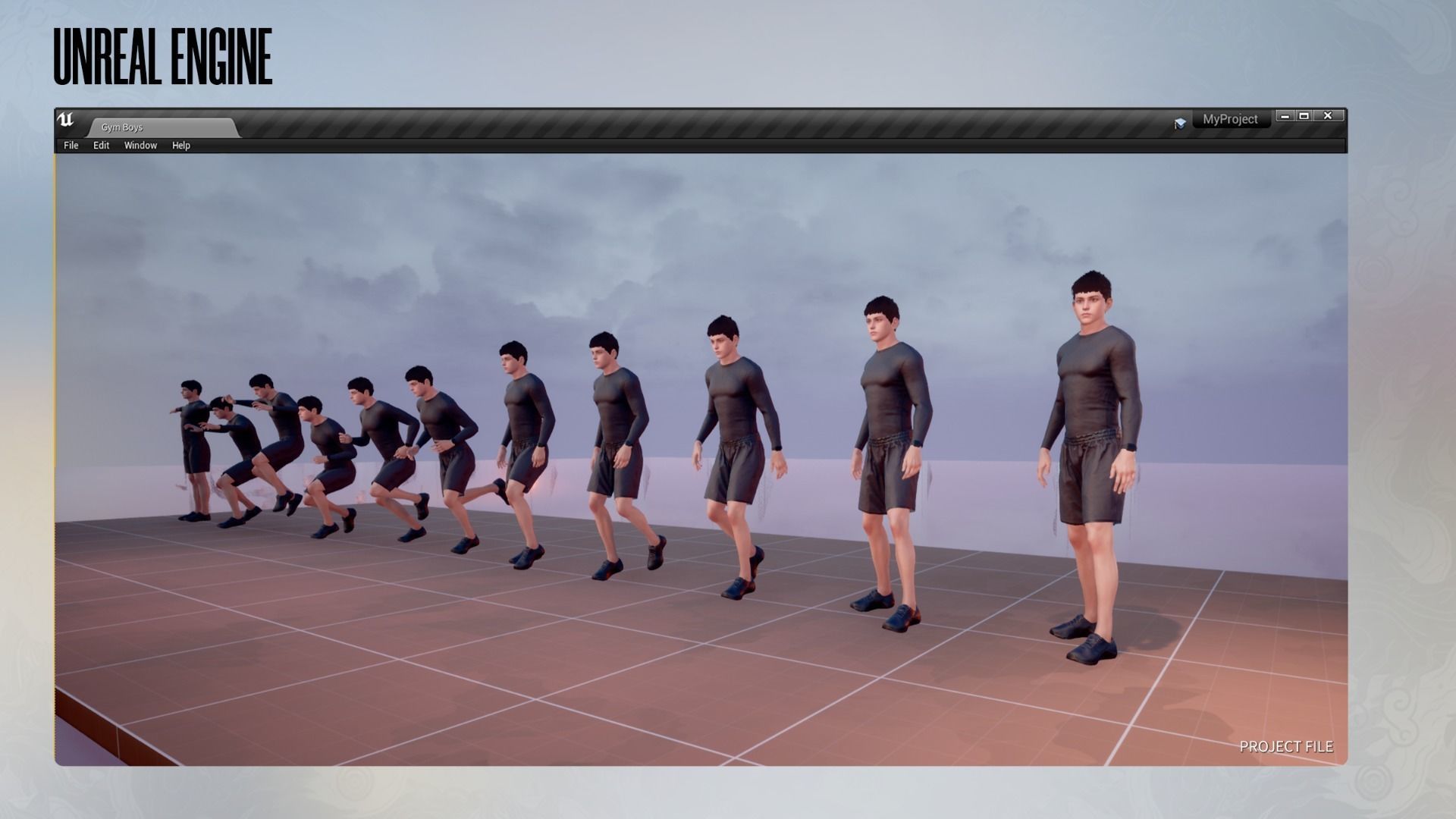 3D model Gym Boys - Game Ready VR / AR / low-poly | CGTrader