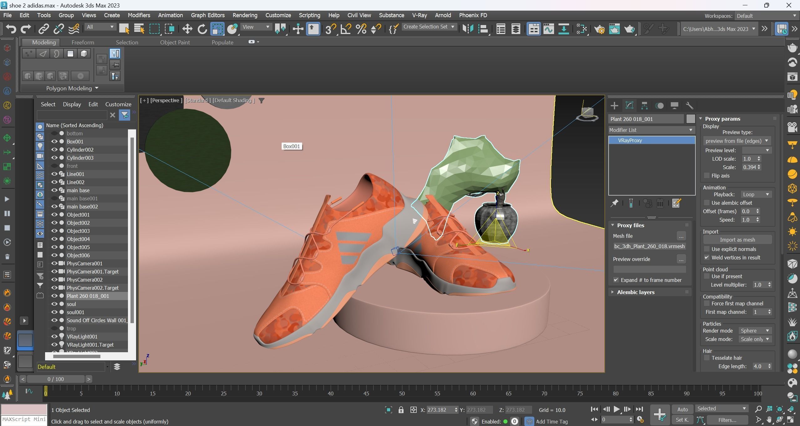 Adidas shoes with project file free 3D model | CGTrader