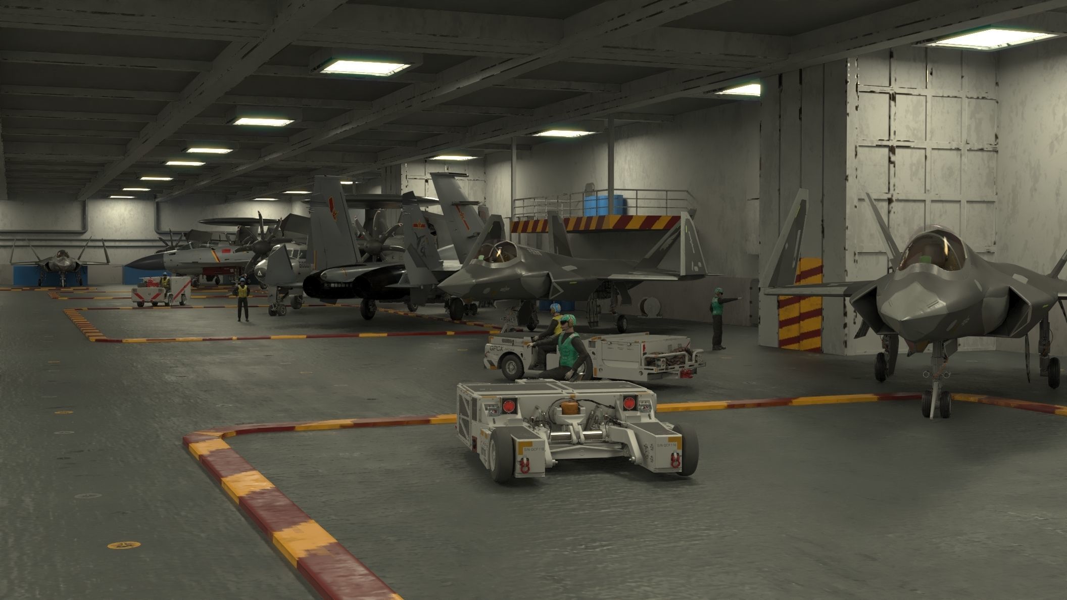 3D model PLA NAVY Type 003 class aircraft carrier Fujian ship CV18 VR ...