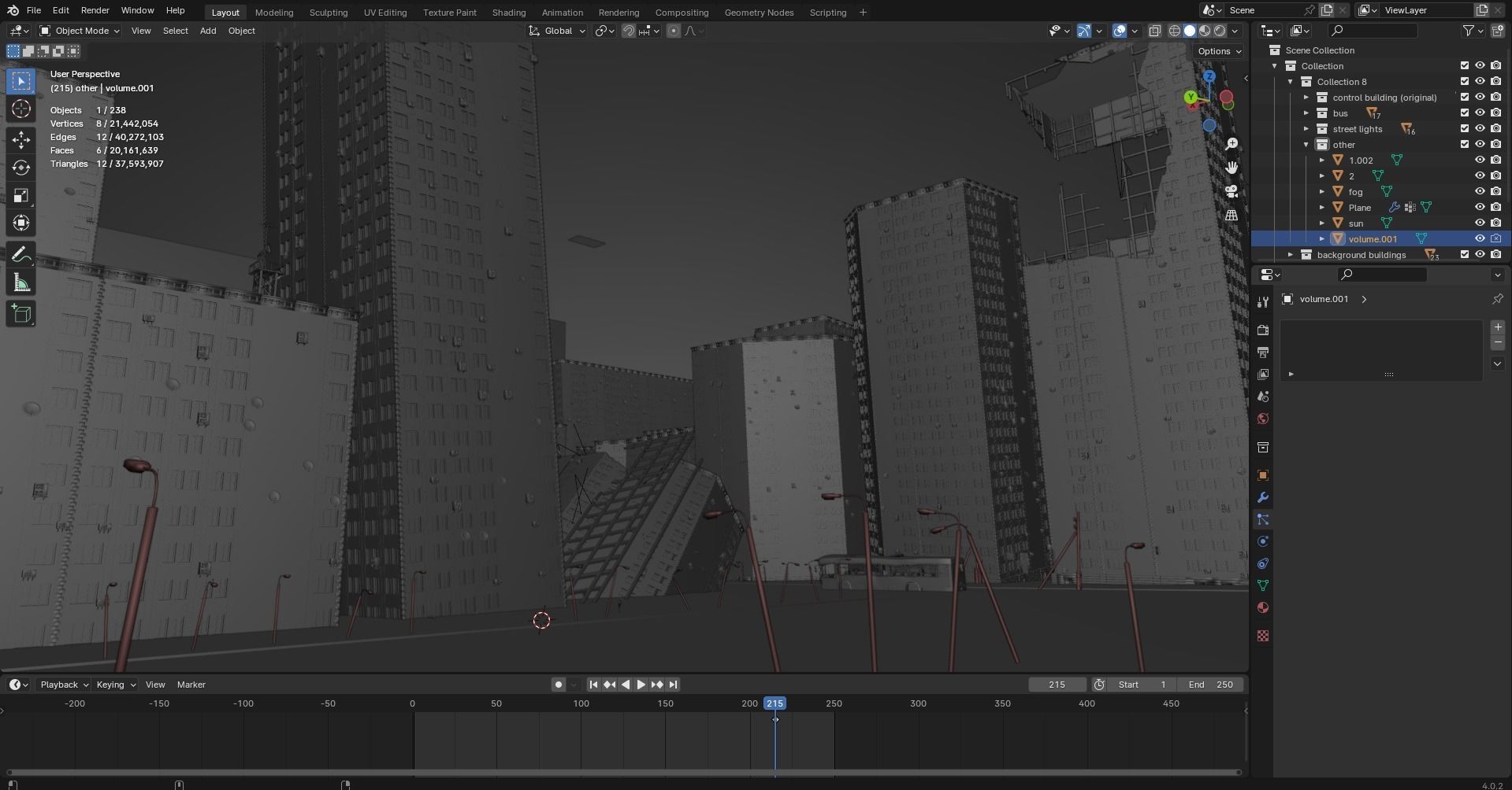 destroyed city 3D model | CGTrader
