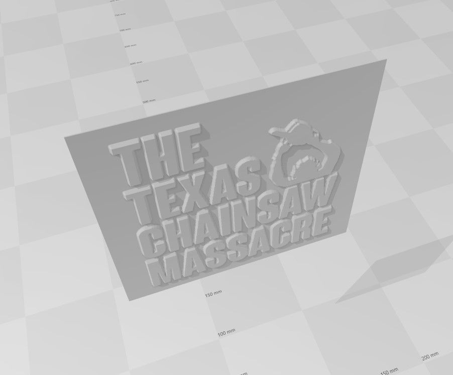 The Texas Chain Saw Massacre Logo 3D model 3D printable | CGTrader