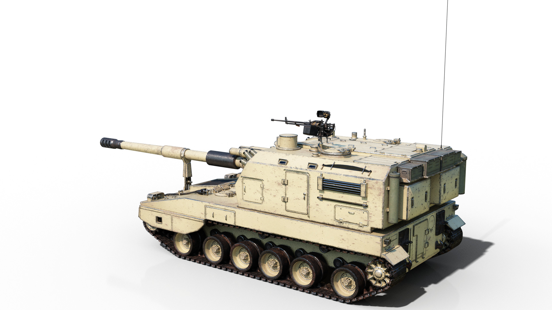 3D model 4 coatings of PLA Army PLZ05 155mm Self-Propelled Howitzer VR / AR / low-poly | CGTrader