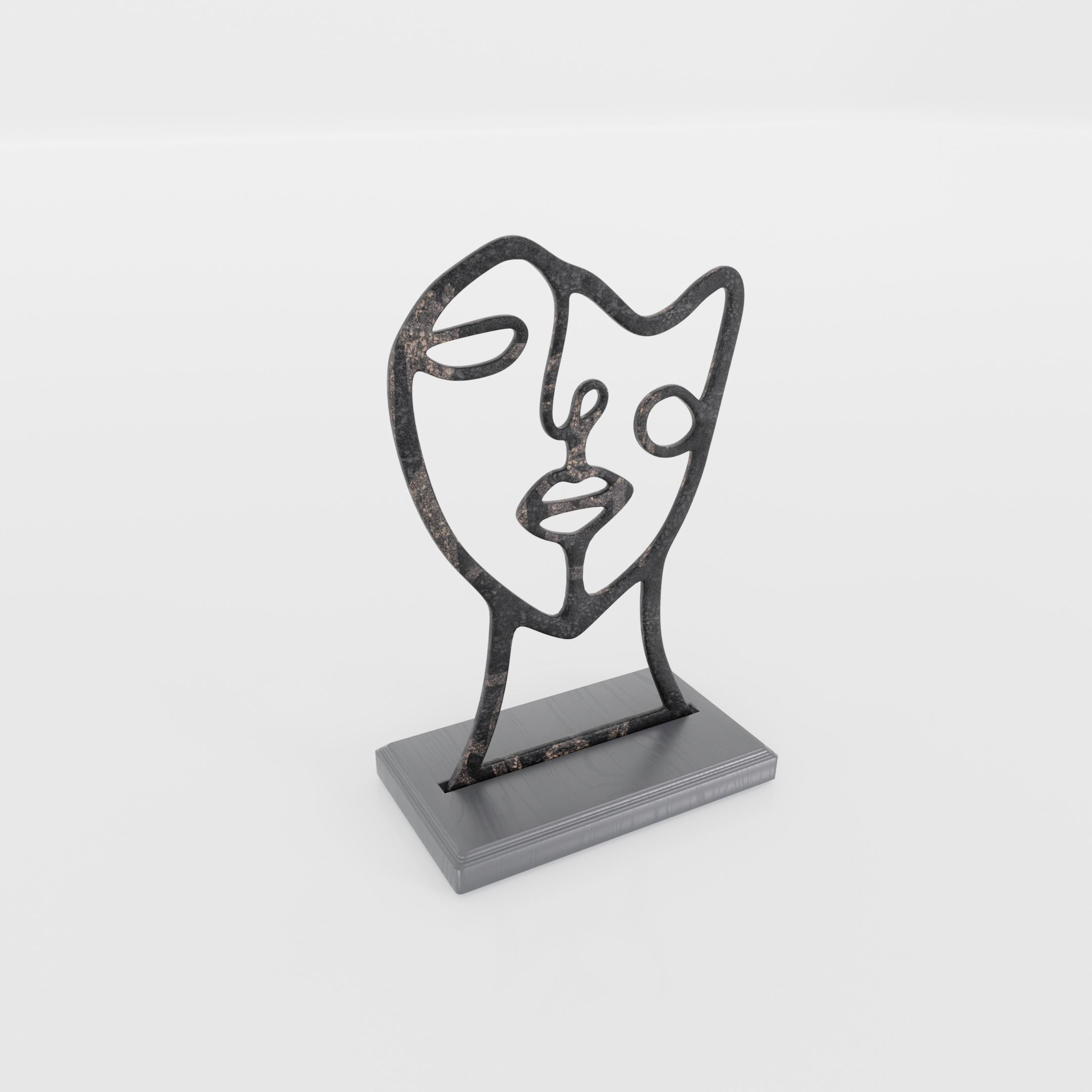 3D model Face stand VR / AR / low-poly | CGTrader