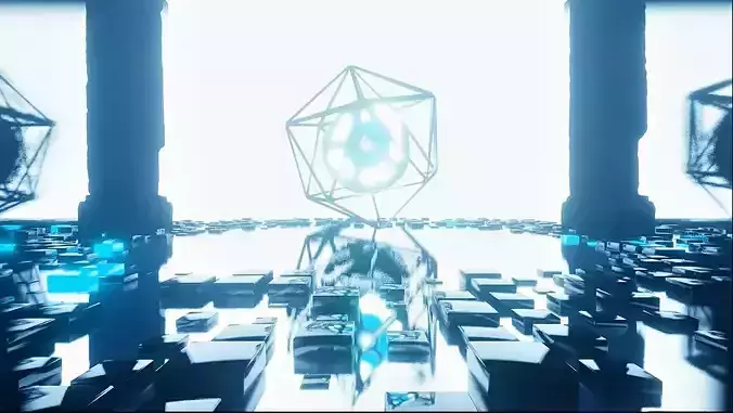 3D model SCI FI ANIMATED ABSTRACT DESIGN VR / AR / low-poly | CGTrader