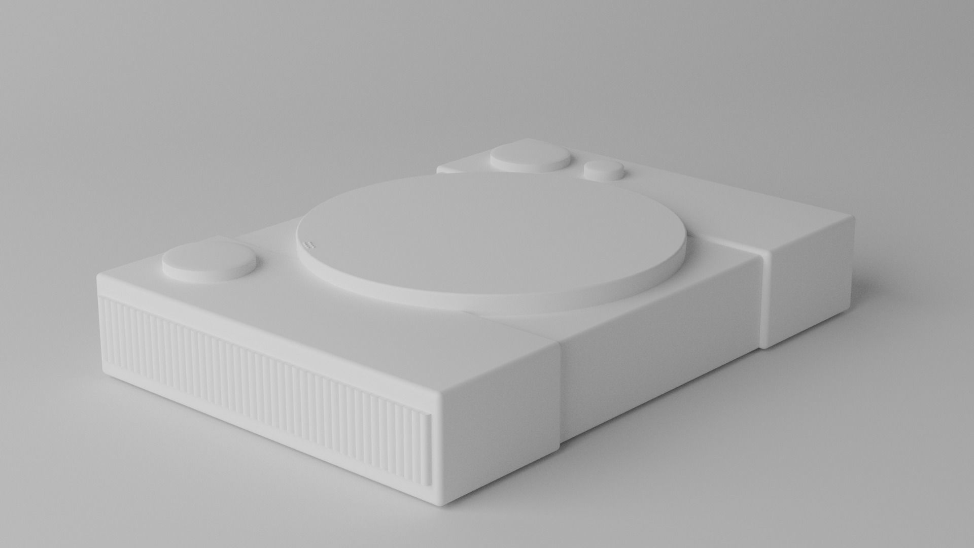 Cartoon Sony Playstation Classic Gaming Console 1 3D model | CGTrader