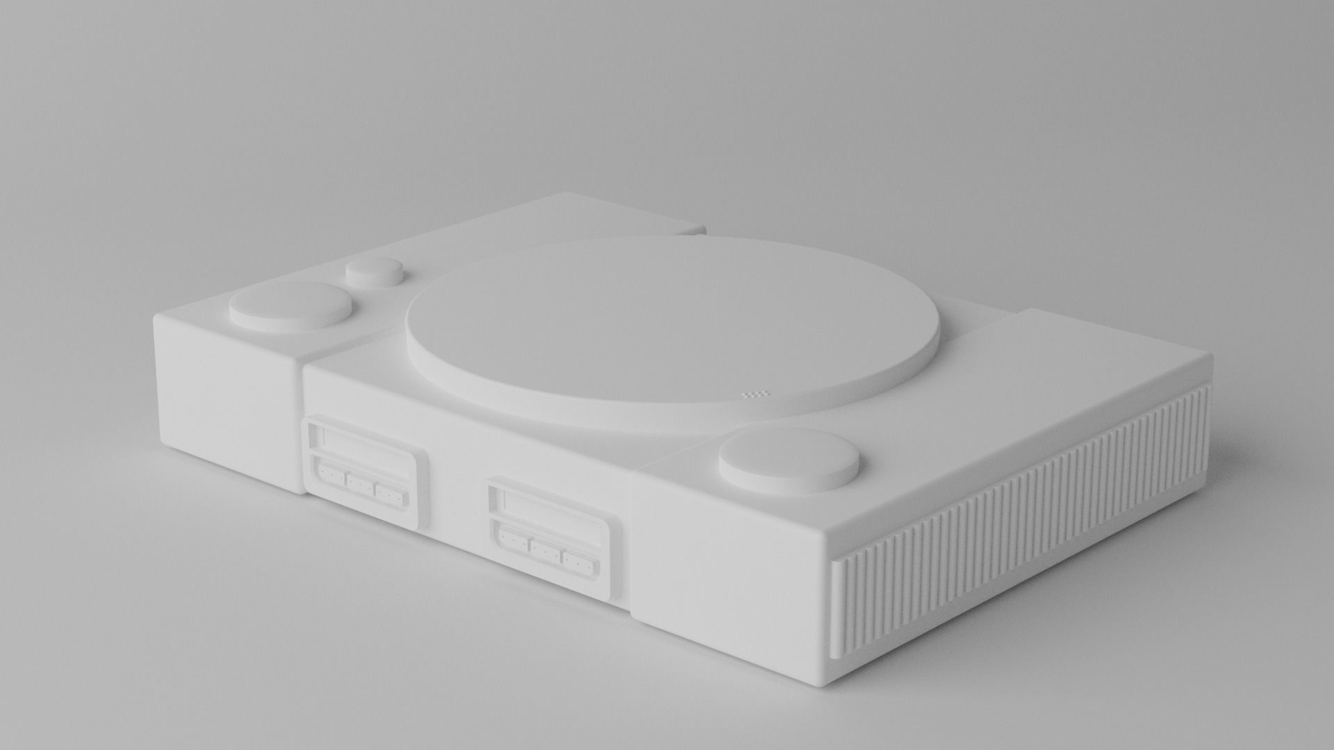 Cartoon Sony Playstation Classic Gaming Console 1 3D model | CGTrader