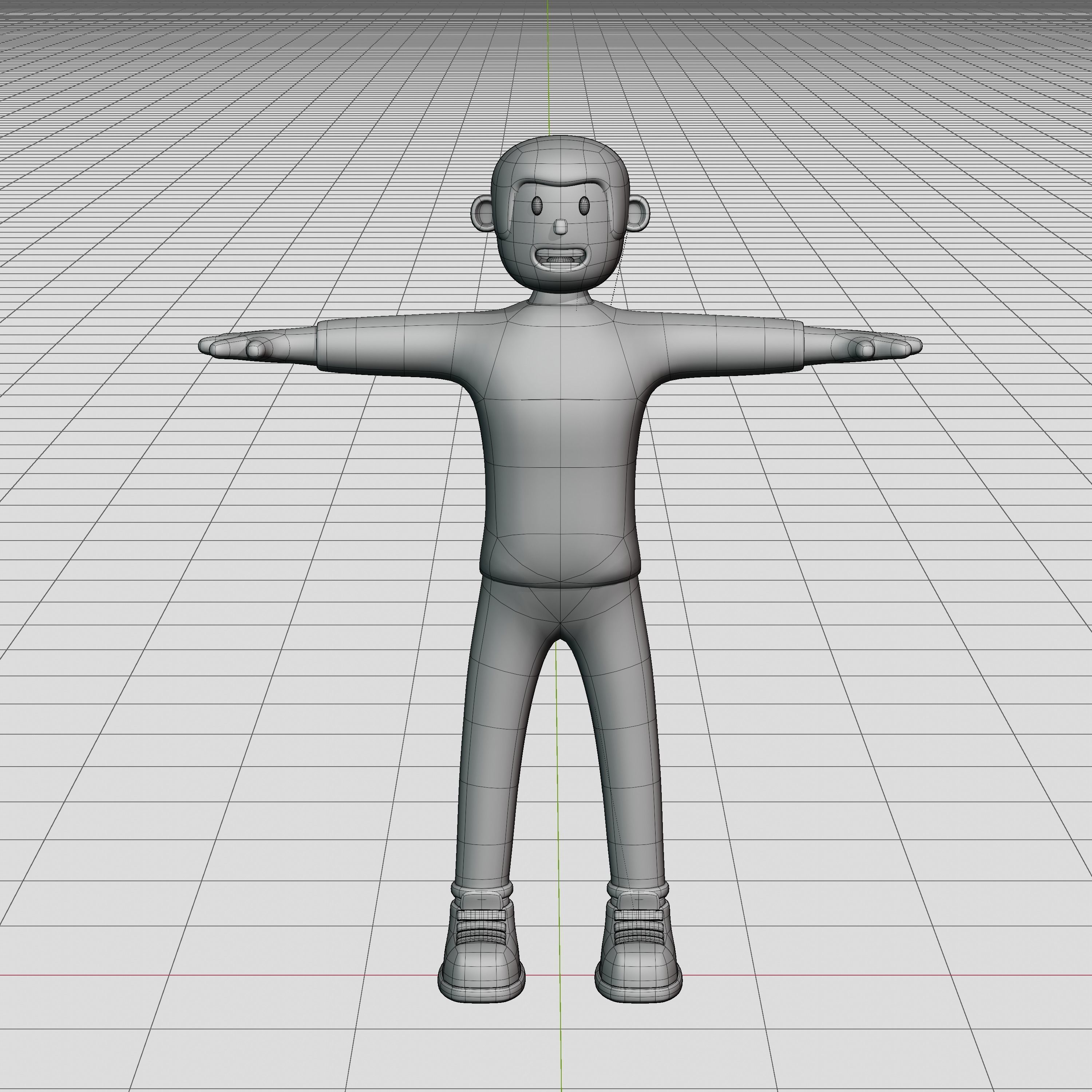 Cartoon man character stylized 3D model | CGTrader