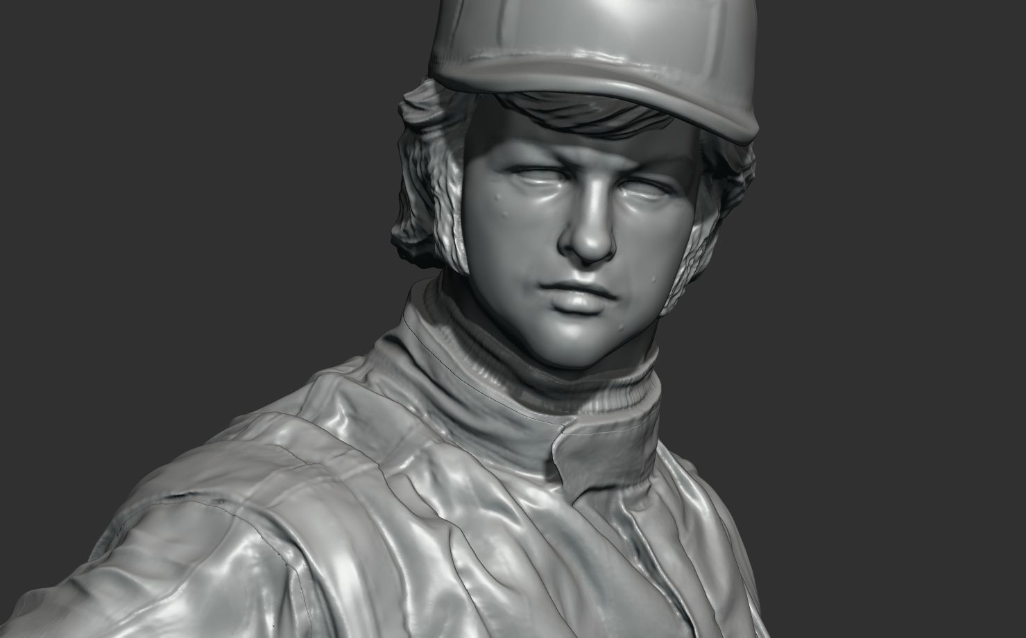 Ronnie Peterson F1 Driver 3D model 3D printable | CGTrader