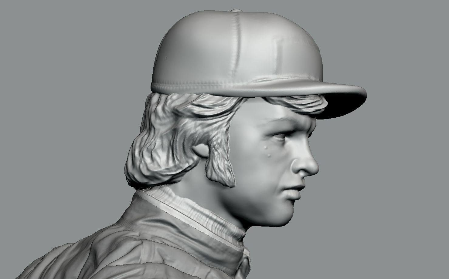 Ronnie Peterson F1 Driver 3D model 3D printable | CGTrader