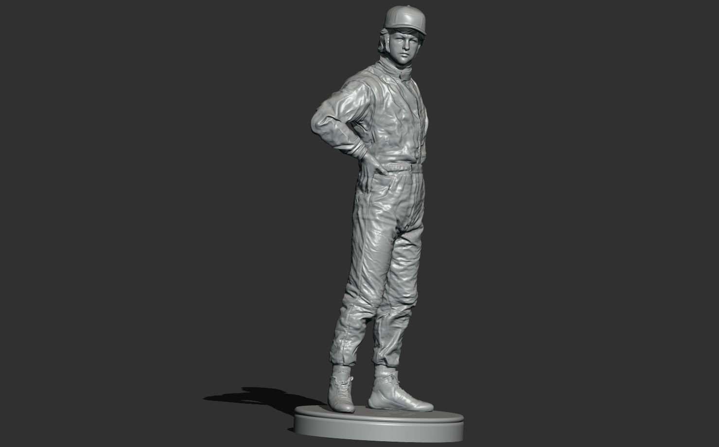 Ronnie Peterson F1 Driver 3D model 3D printable | CGTrader