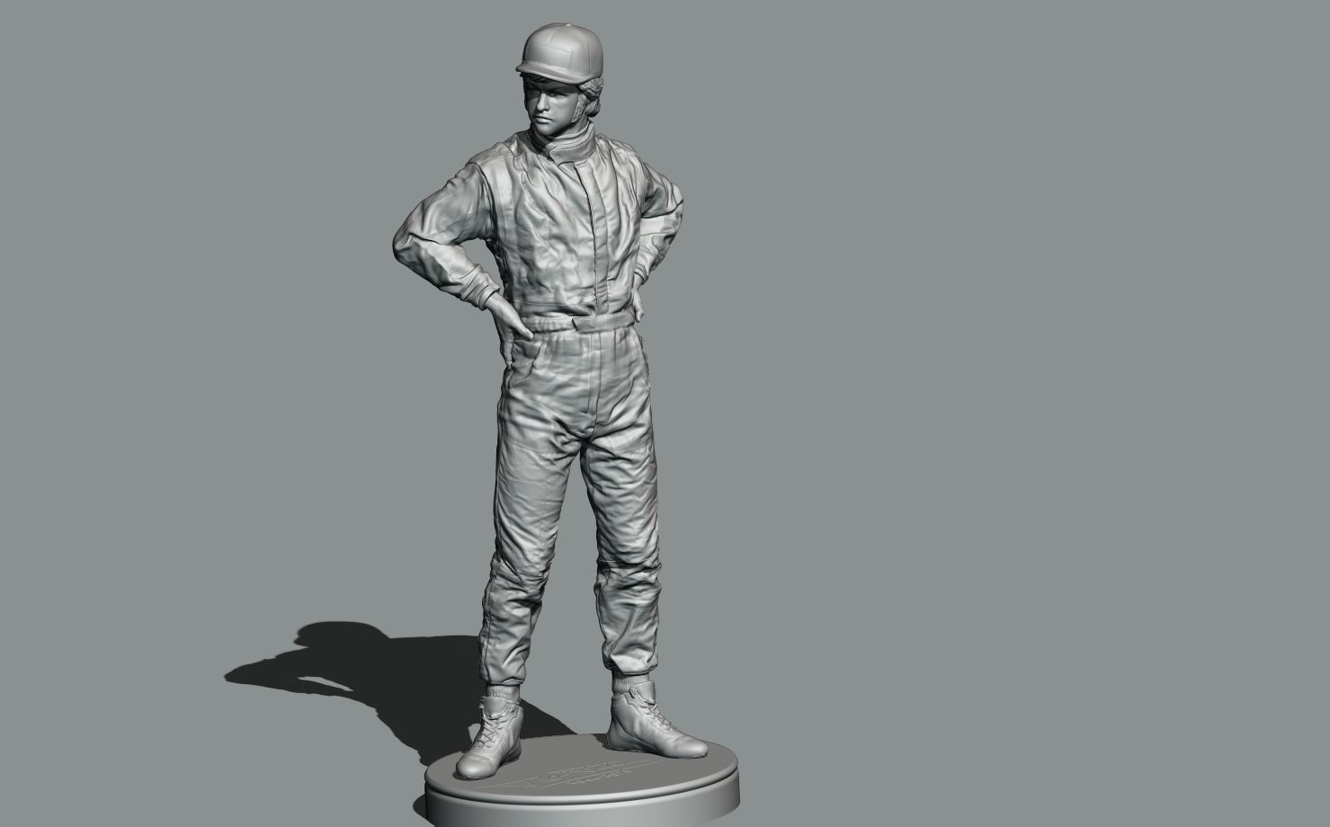Ronnie Peterson F1 Driver 3D model 3D printable | CGTrader