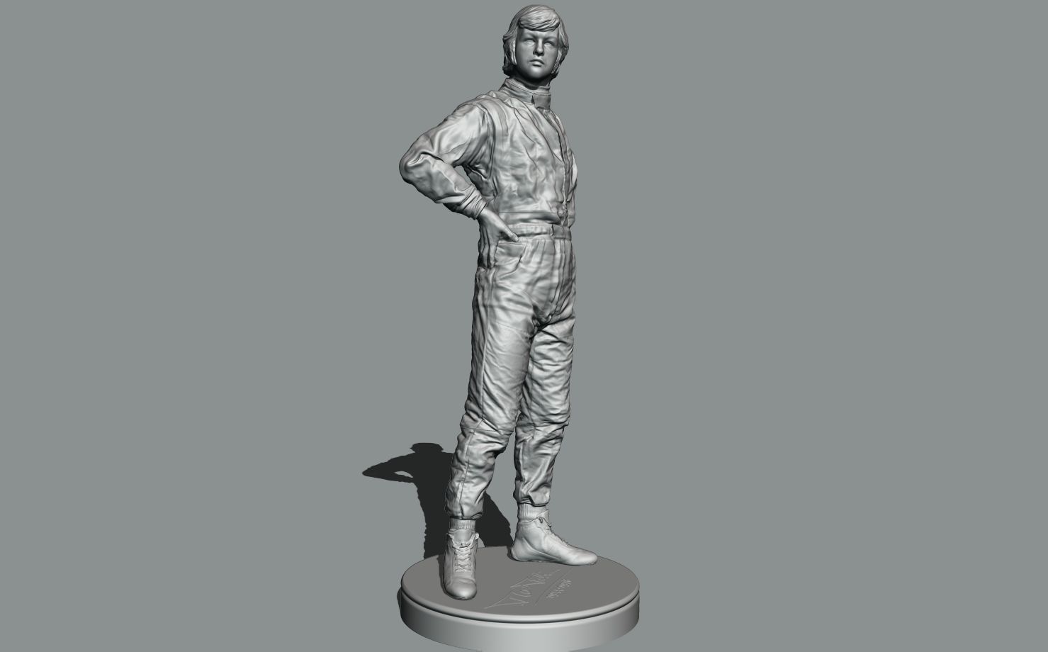 Ronnie Peterson F1 Driver 3D model 3D printable | CGTrader