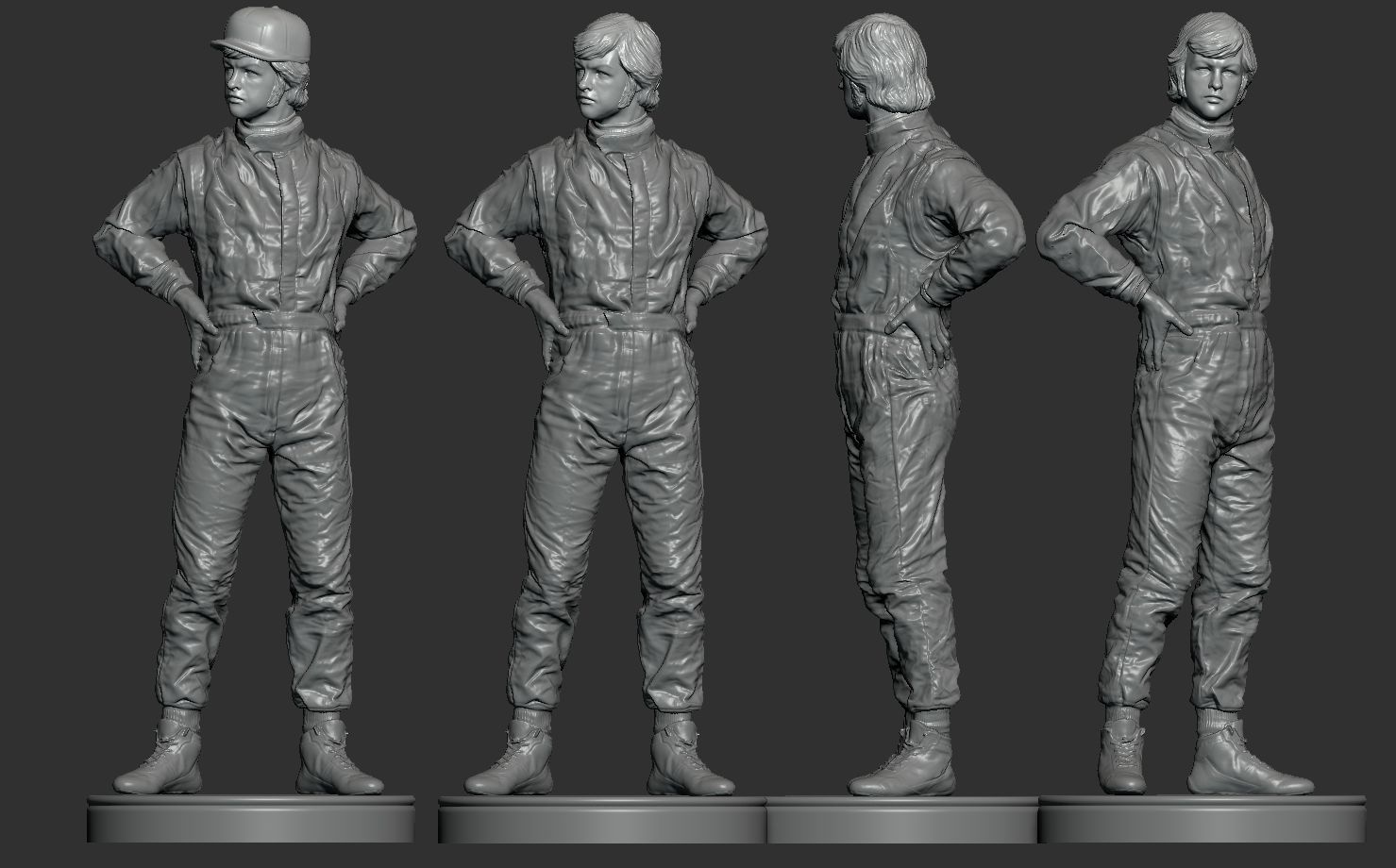 Ronnie Peterson F1 Driver 3D model 3D printable | CGTrader