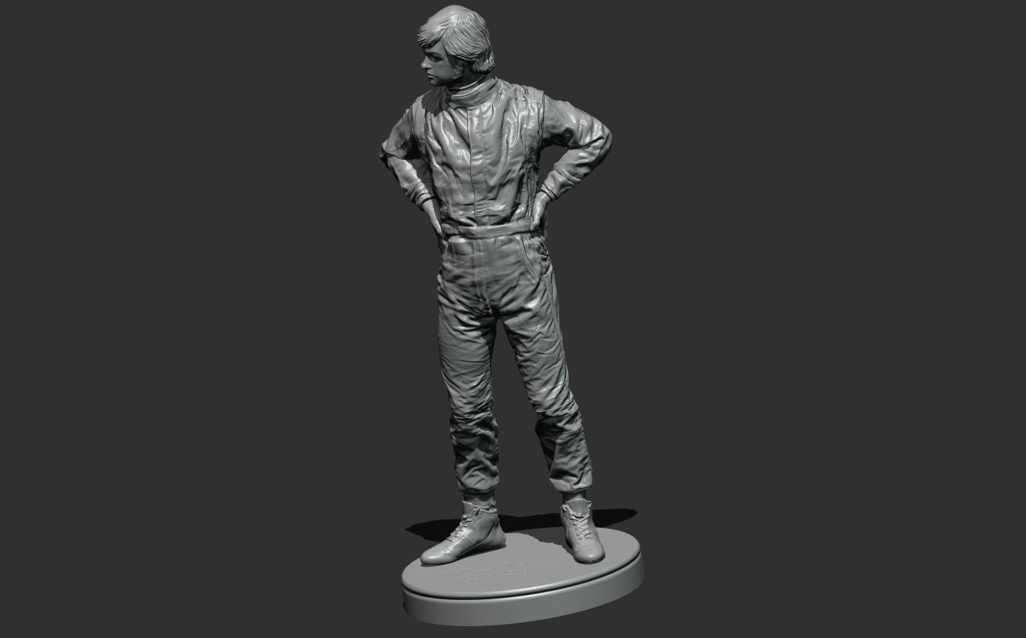 Ronnie Peterson F1 Driver 3D model 3D printable | CGTrader