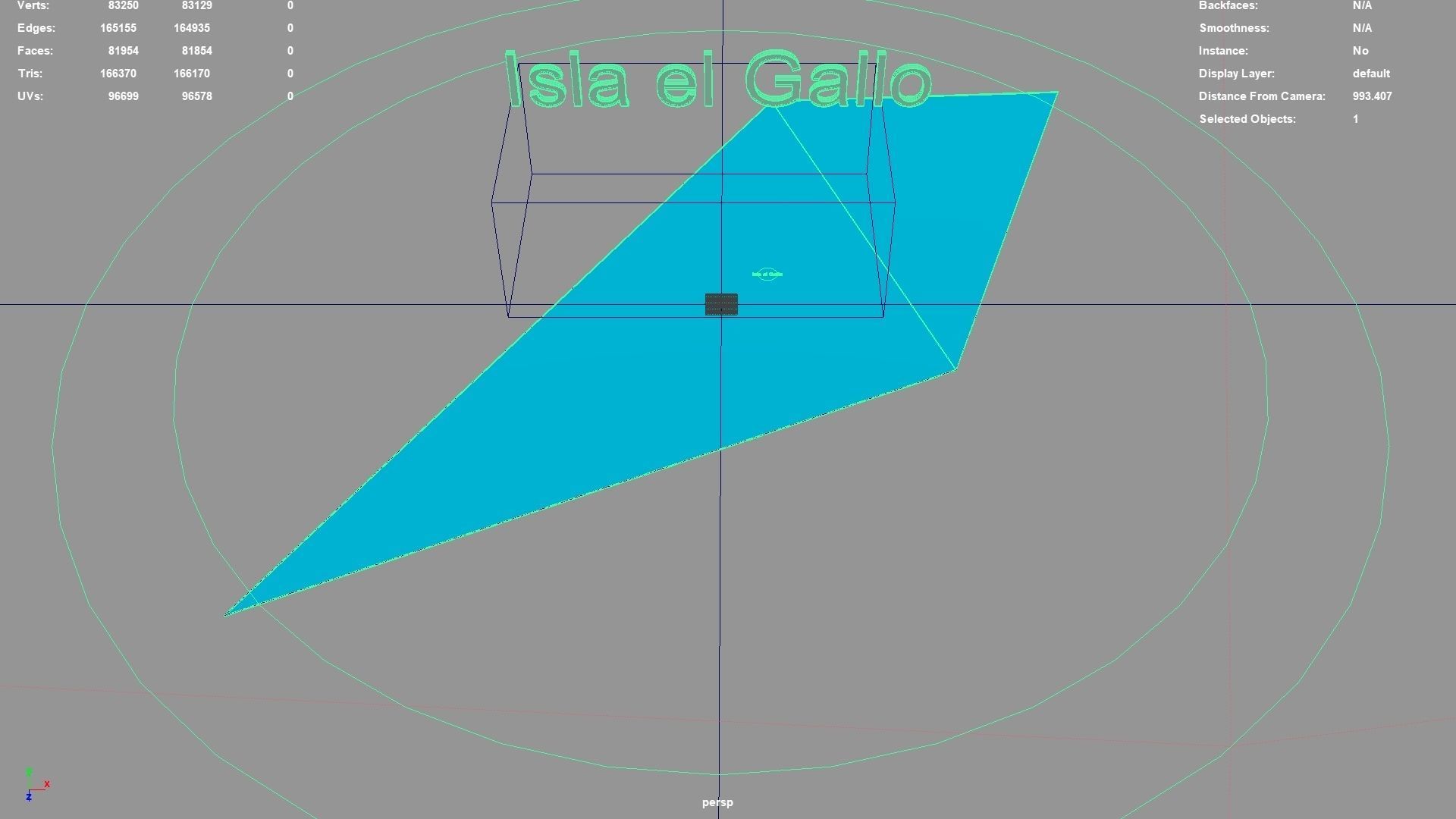 Isla el Gallo Mexico map region geography political geographic 3D model ...