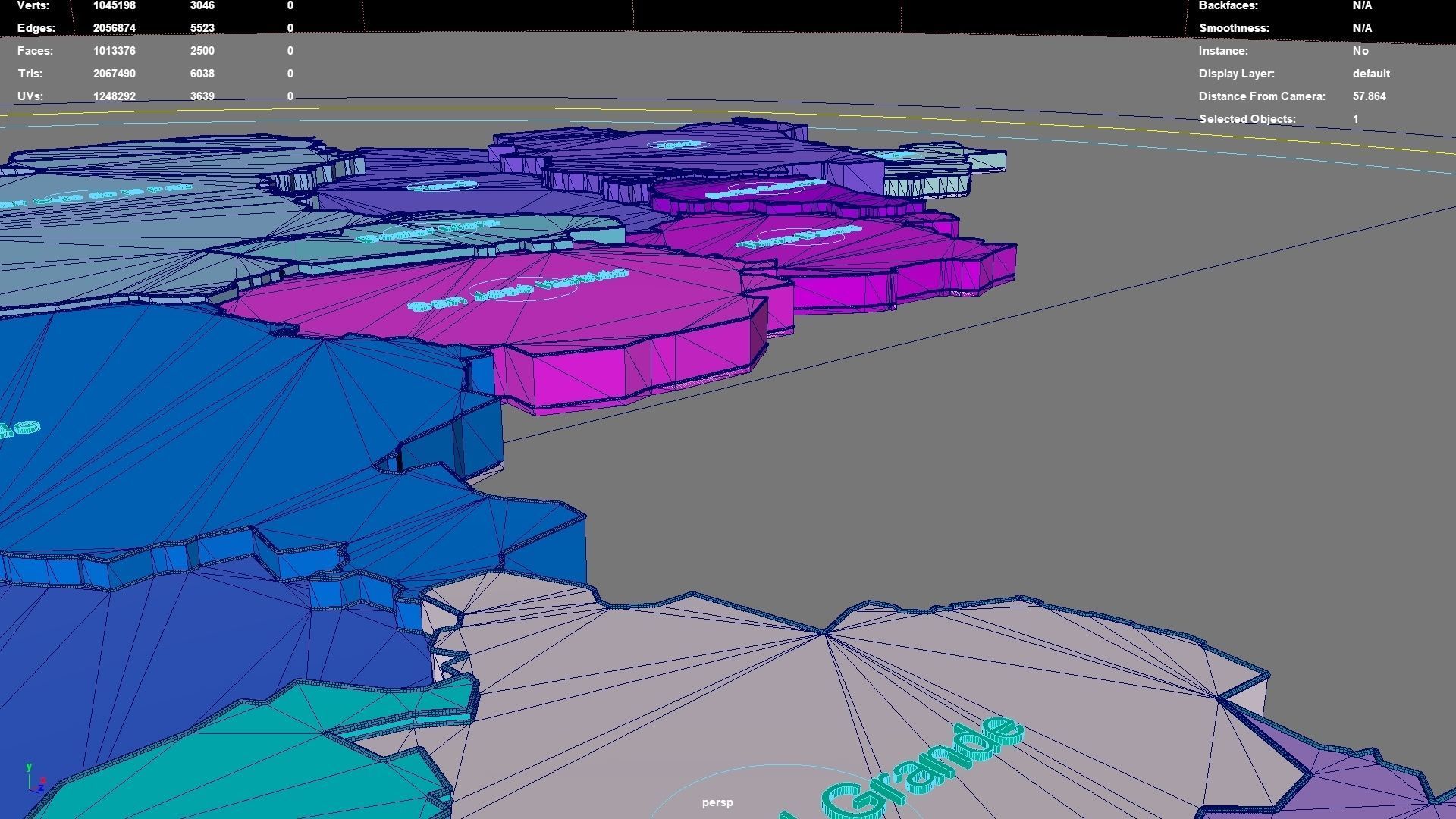 Guanajuato Mexico map region geography political geographic 3D model ...