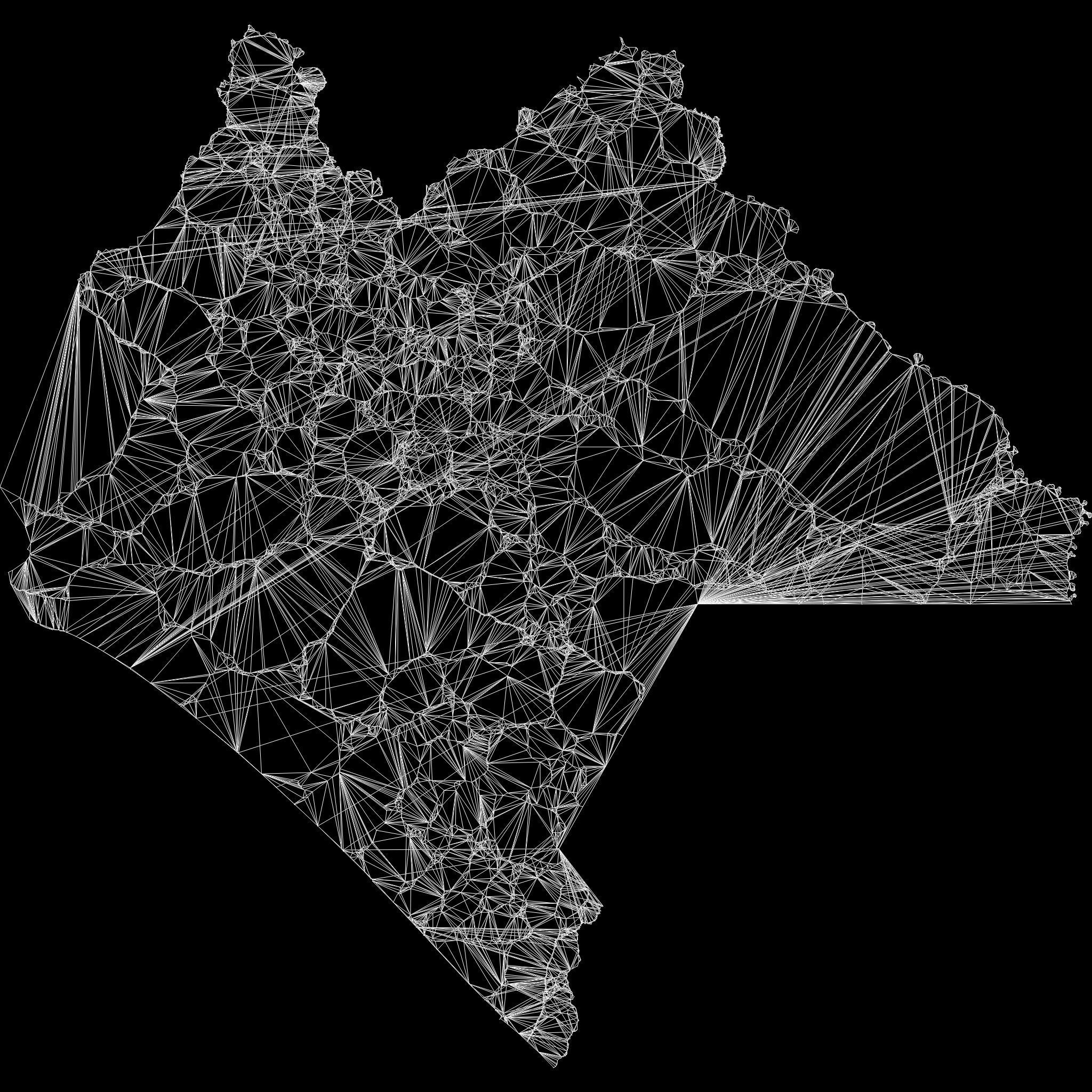 Chiapas Mexico map region geography political geographic 3D model ...