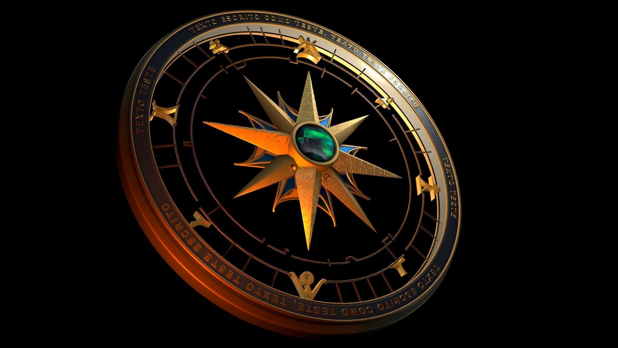 Wind Rose Animated in cinema 4D 3D model animated | CGTrader