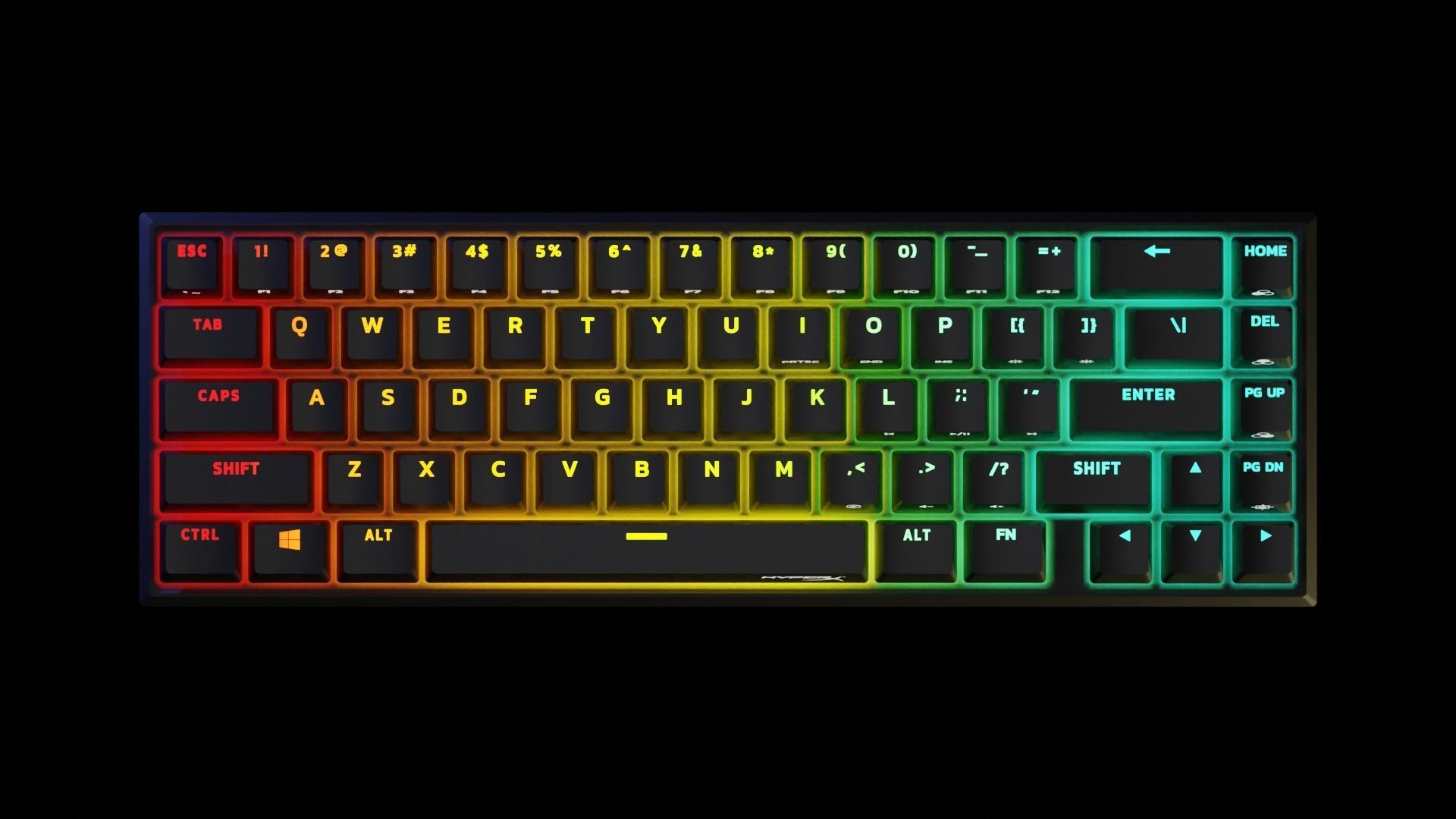 HyperX Alloy Origins 65 RGB Mechanical Gaming Keyboard 3D model | CGTrader