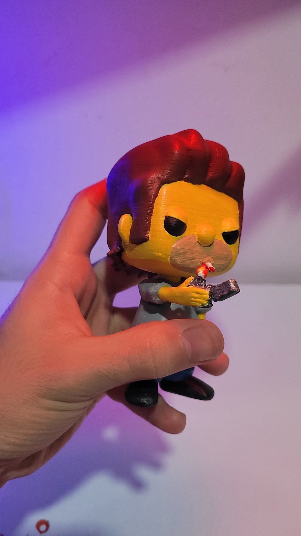 Funko Homer - Snake - Treehouse Horror 3D model 3D printable | CGTrader