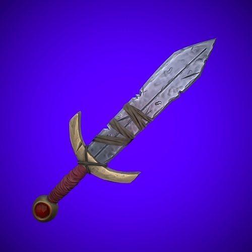 3D model Rusty Sword VR / AR / low-poly | CGTrader