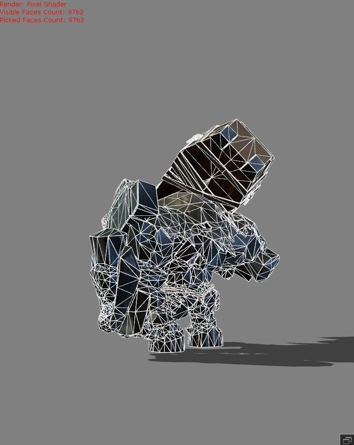 3D model Grock Grave Guardian Skin VR / AR / low-poly | CGTrader